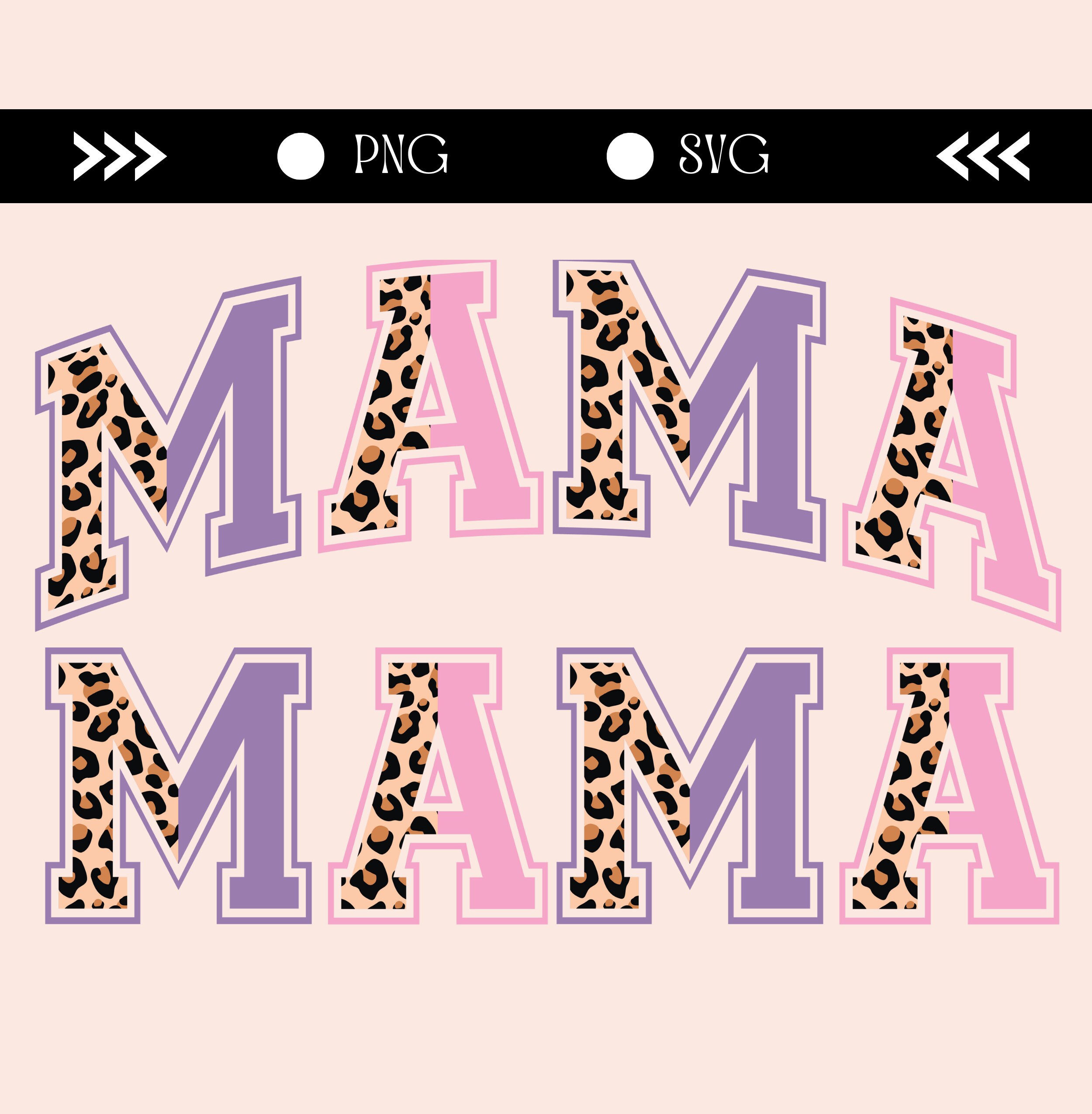 MAMA Varsity Arched Outline SVG Mamá png Mamá svgMama - Etsy México