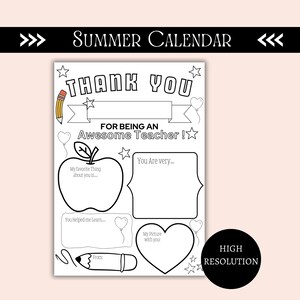 Teacher Appreciation Printable Teacher Appreciation Week Gift Thank You ...