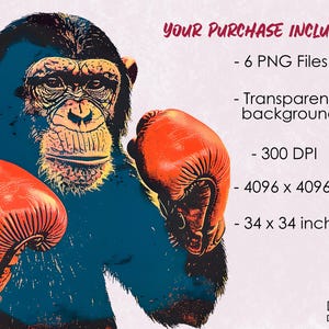 Boxing Monkey Clipart, Boxer Monkey PNG, Boxing Clipart Png, Monkey ...