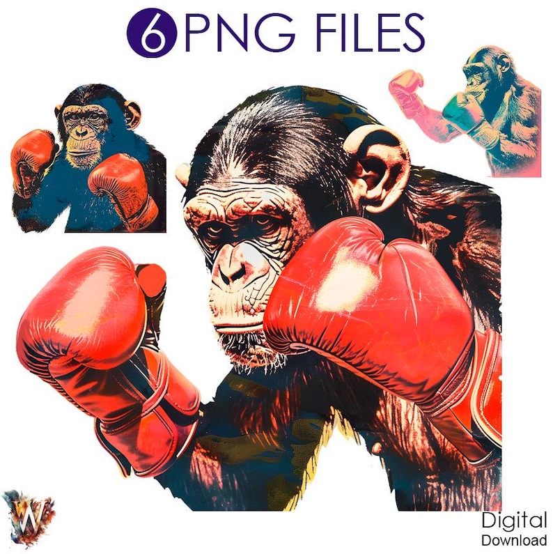 Boxing Monkey Clipart, Boxer Monkey PNG, Boxing Clipart Png, Monkey ...