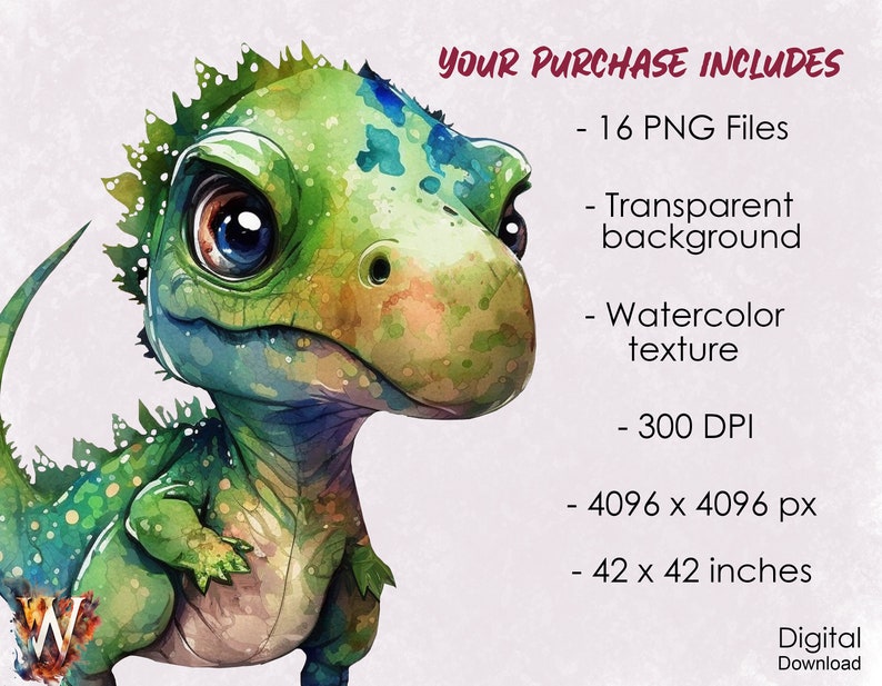 Dinosaurs Bundle PNG, Dinosaur Watercolor Clipart Png, Dinosaur Shirt ...