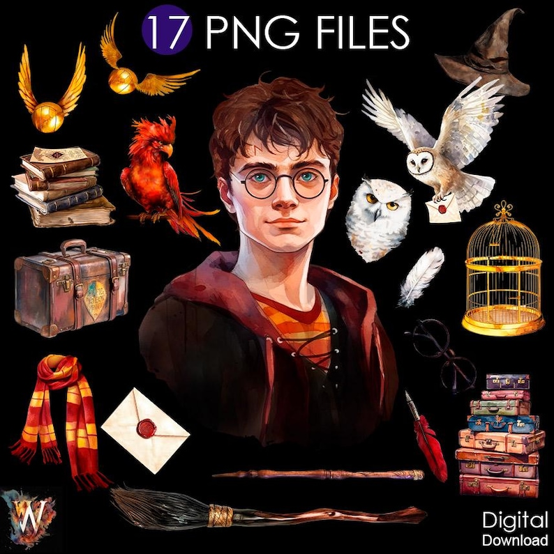 Magic Wizard Stickers, Harry PNG, Harry Clipart Png, Halloween Shirt ...