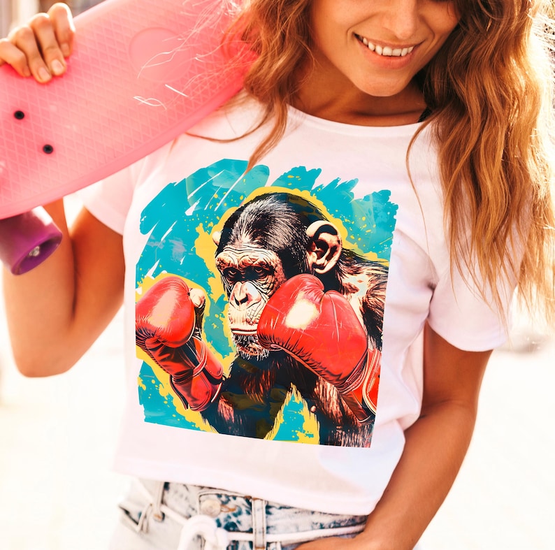 Boxing Monkey Clipart, Boxer Monkey PNG, Boxing Clipart Png, Monkey ...