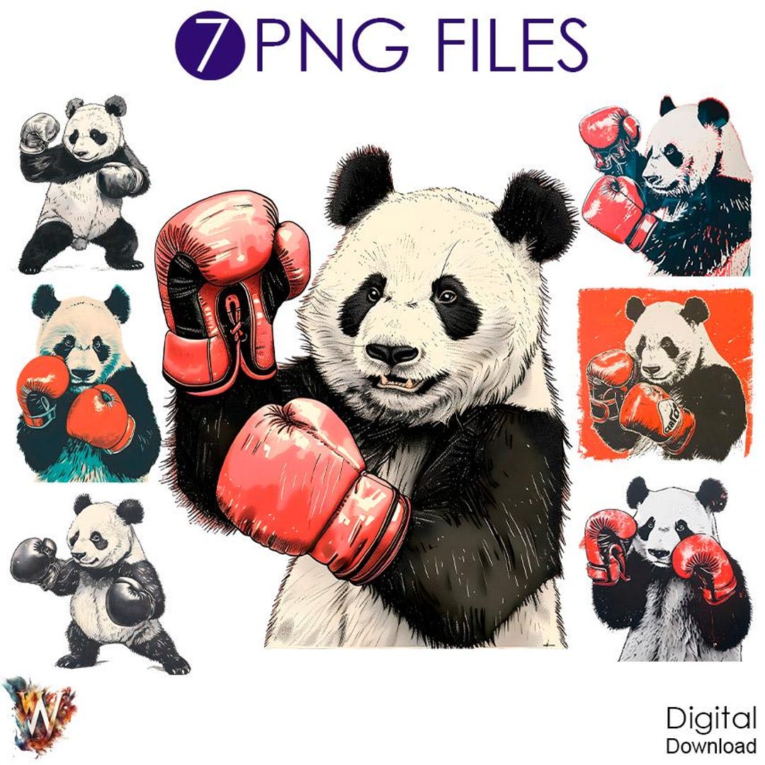 Boxing Panda Clipart, Boxer Panda PNG, Boxing Clipart Png, Panda ...