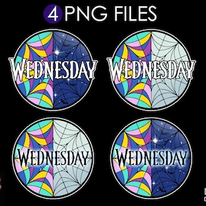 Wednesday PNG Fan Art Wednesday Logo Wednesday Addams Png - Etsy