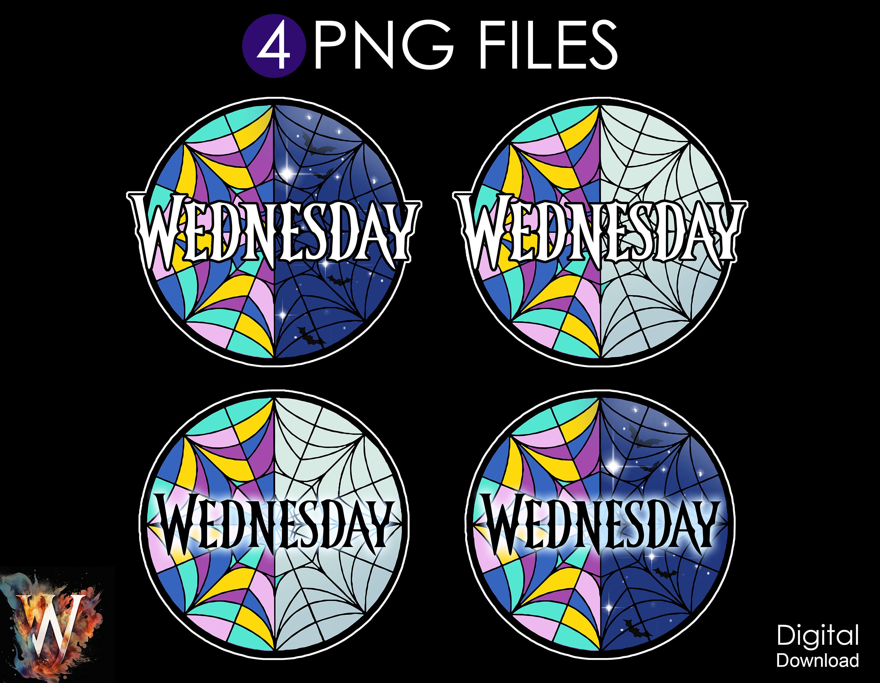 Wednesday PNG, Fan Art Wednesday Window, Wednesday Decor Png, Wednesday ...