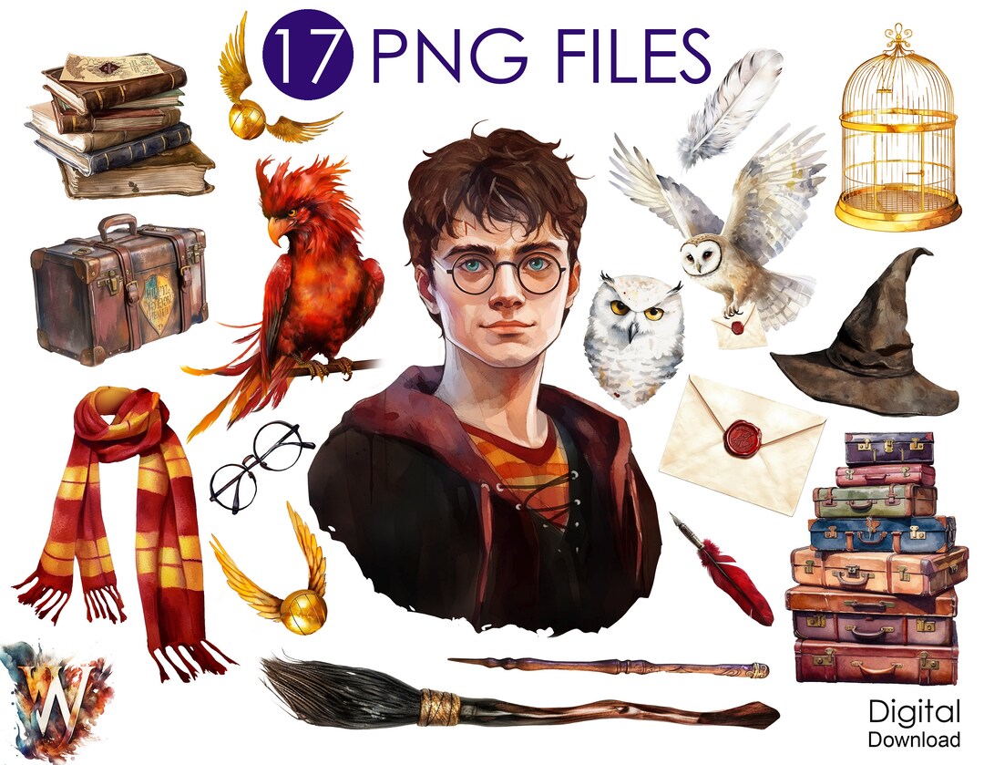 Magic Wizard Stickers, Harry PNG, Harry Clipart Png, Halloween Shirt ...