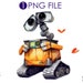 Wall-e PNG, Watercolor Wall-e Clipart Png, Fan Art Wall-e Shirt Diy ...