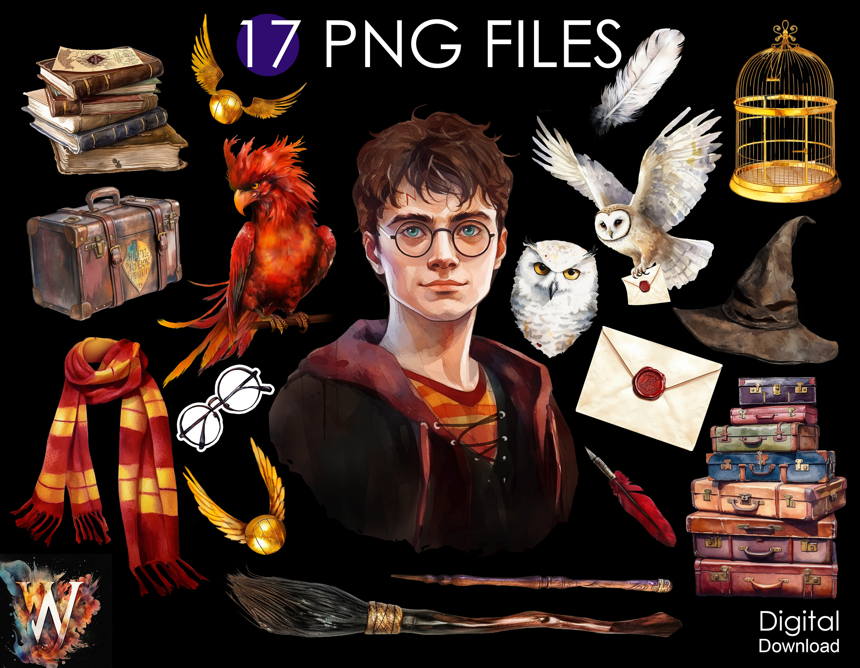 Magic Wizard Stickers, Harry PNG, Harry Clipart Png, Halloween Shirt ...