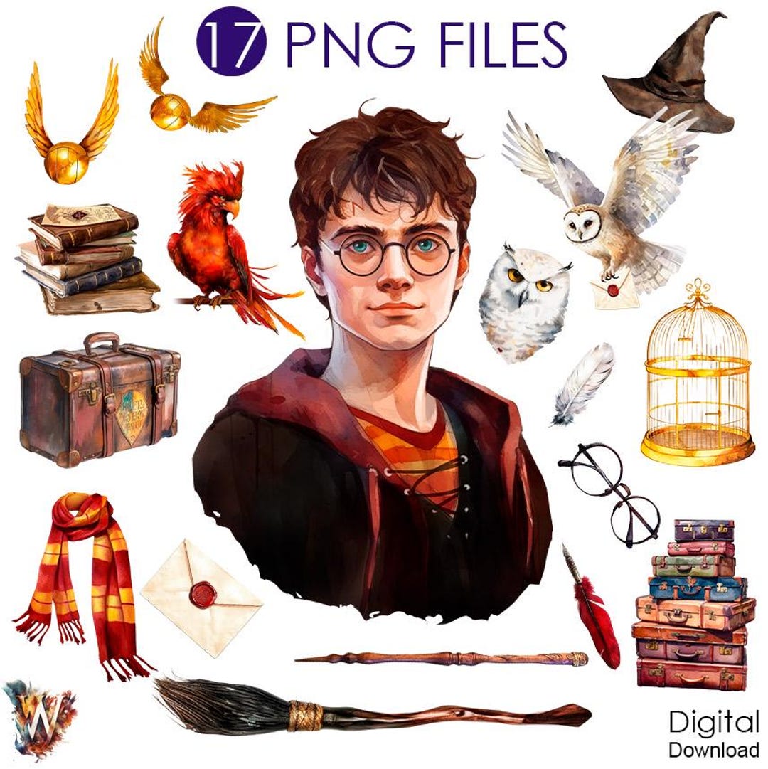 Magic Wizard Stickers, Harry PNG, Harry Clipart Png, Halloween Shirt ...