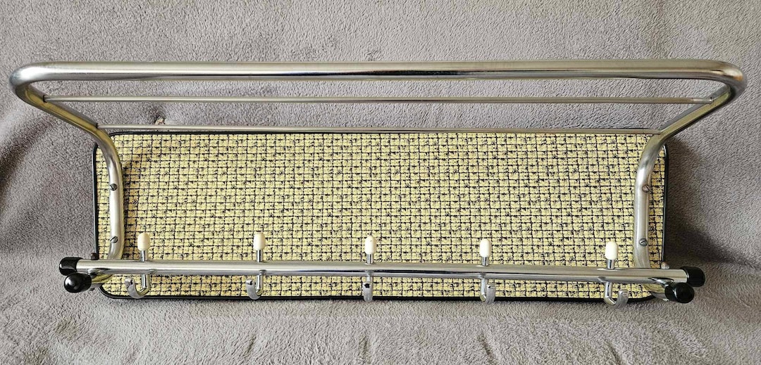 Vintage Formica Wall Coat Rack From the 1950s-60s - Etsy