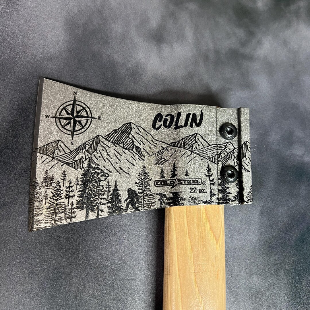 Throwing Axe Custom Engraved Name & Design - Etsy