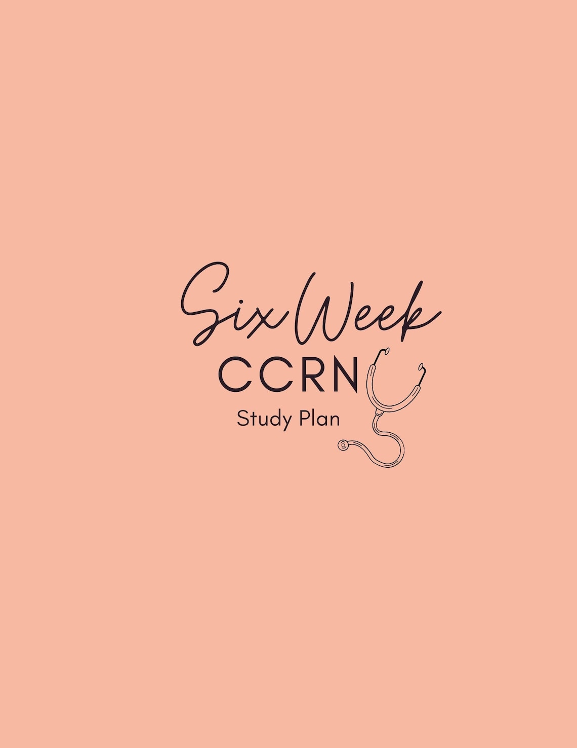 CCRN 6 Week Study Plan - Etsy