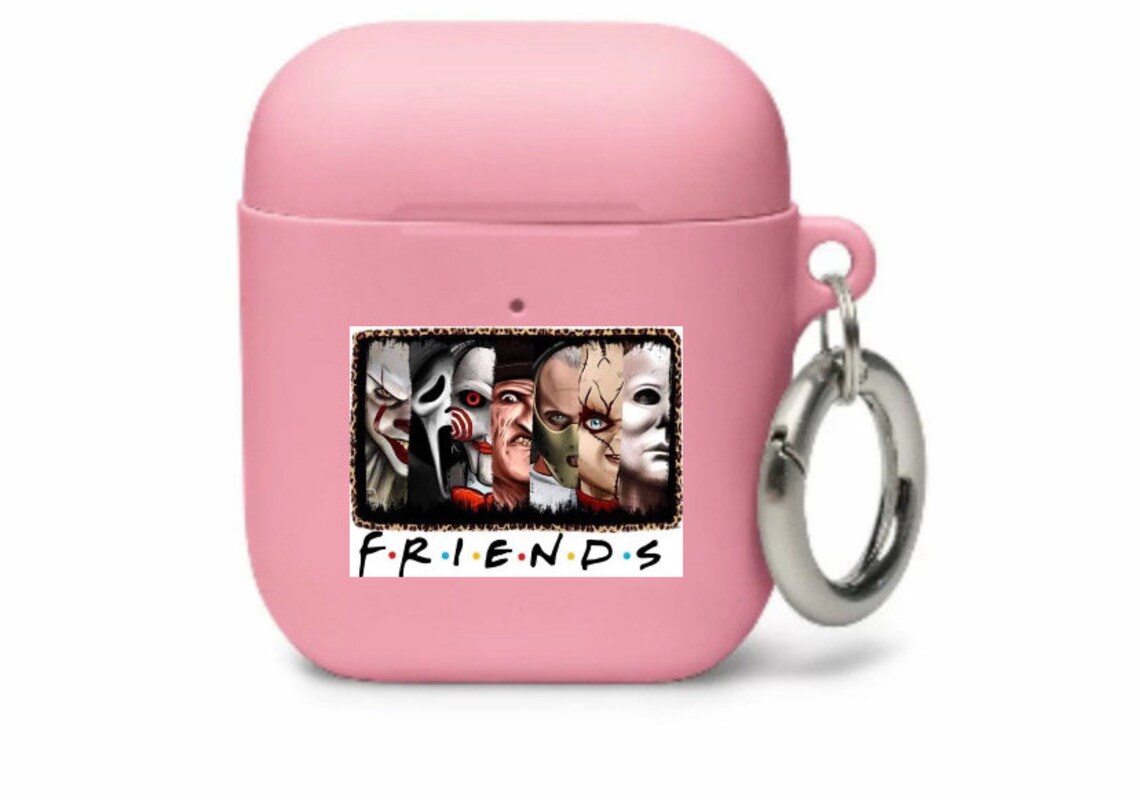 Slasher Friends Rubber Case for Airpods®, Scary Horror Theme , Film and ...