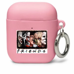 Slasher Friends Rubber Case for Airpods®, Scary Horror Theme , Film and ...