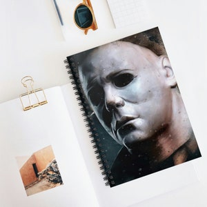 Michael Myers Notebook Boogeyman Notepad Halloween Diary Scary ...