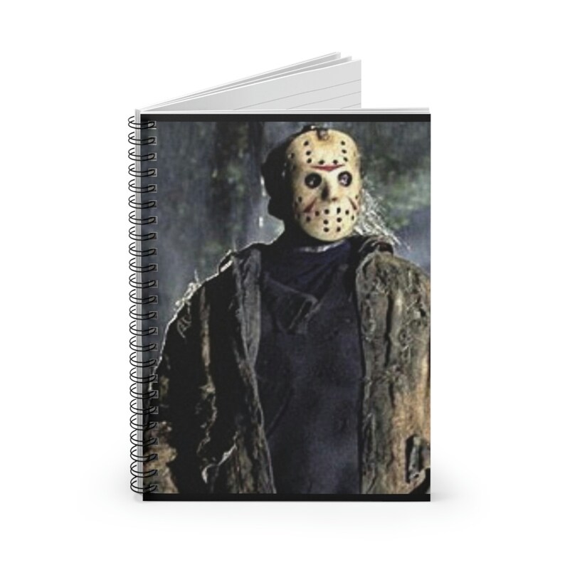 Jason Voorhees Notebook Camp Cristal Lake Notepad Friday the 13th Diary ...
