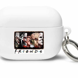 Slasher Friends Rubber Case for Airpods®, Scary Horror Theme , Film and ...