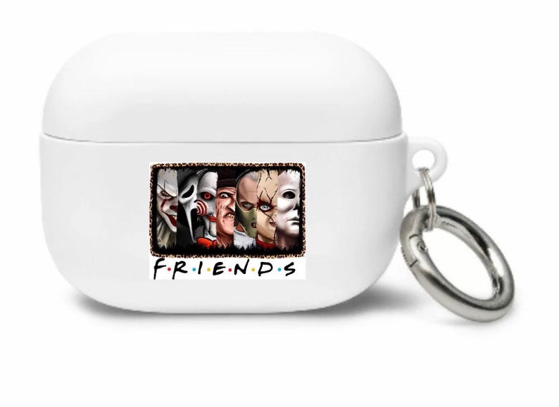 Slasher Friends Rubber Case for Airpods®, Scary Horror Theme , Film and ...