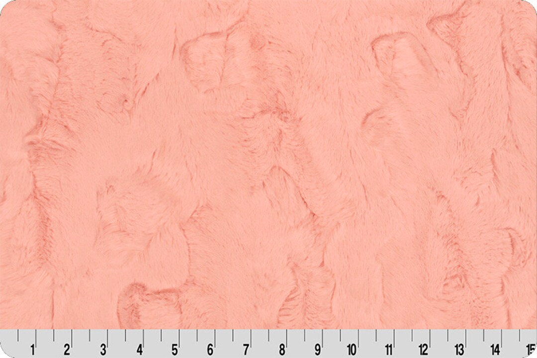 Luxe Cuddle Shell Pink. Faux Fur. Pink Hide Minky. - Etsy