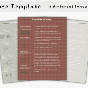 Digital Note Template, Cornell Notes, Compatible With Goodnotes ...