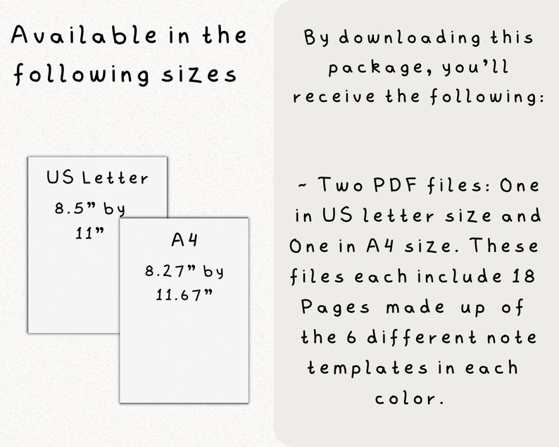 Digital Note Template Bundle Cornell Notes Student Note - Etsy