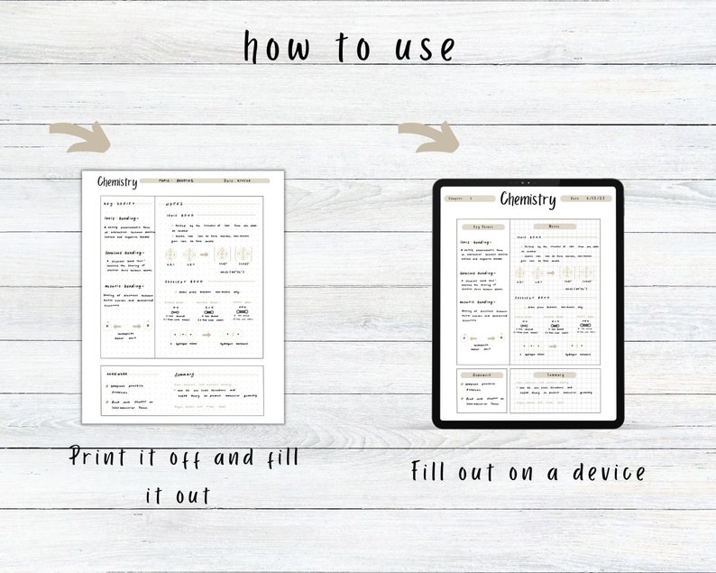 Digital Note Template Bundle, Pastel Cornell Notes, Student Note Taking ...
