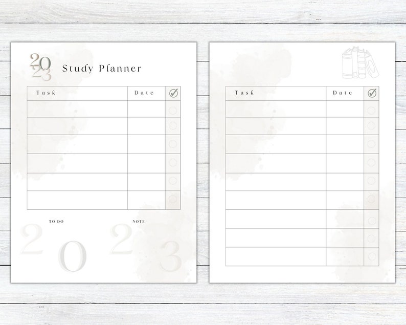 Weekly Study Tracker, Study Planner Printable Template, Good Notes ...