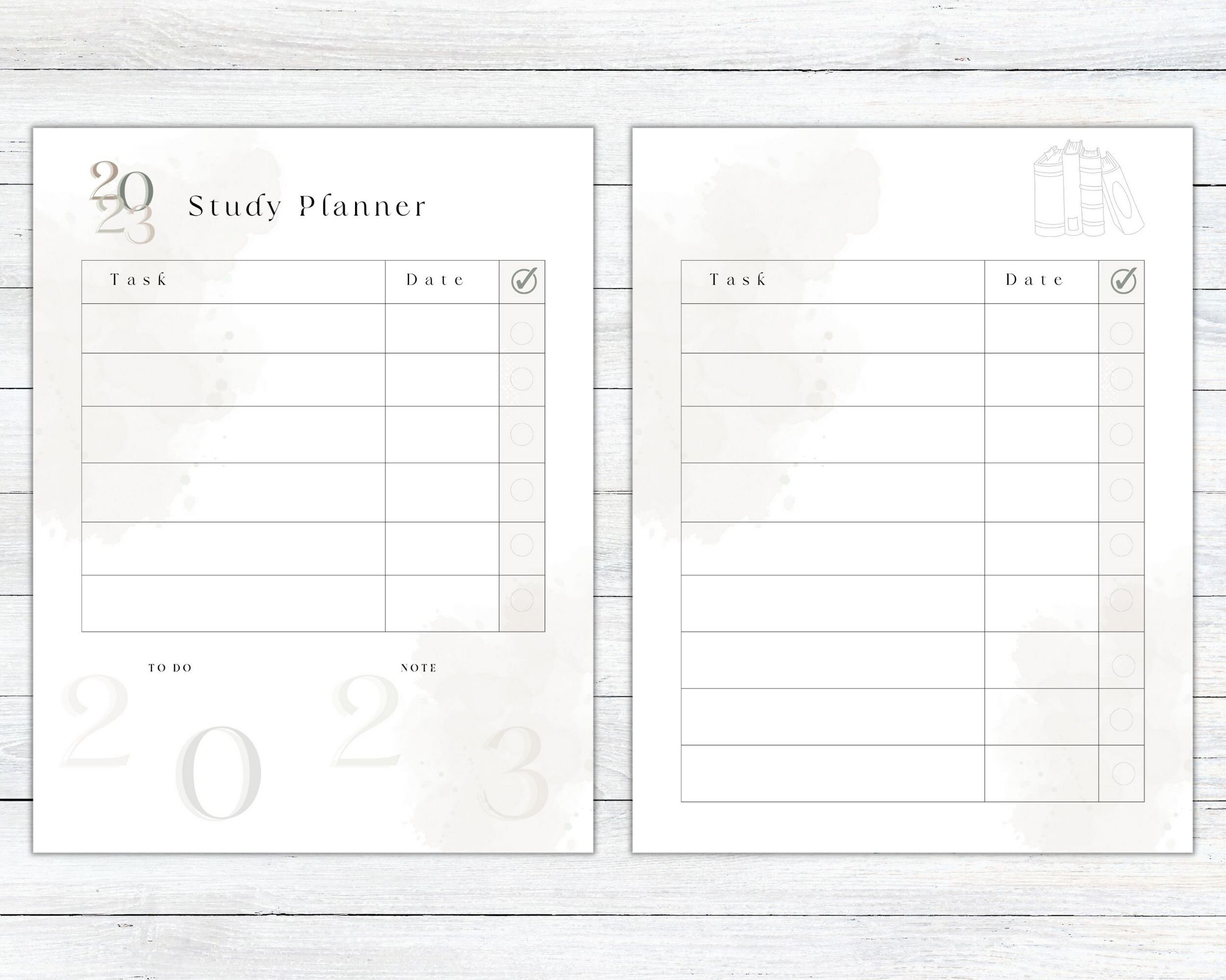 Weekly Study Tracker, Study Planner Printable Template, Good Notes ...
