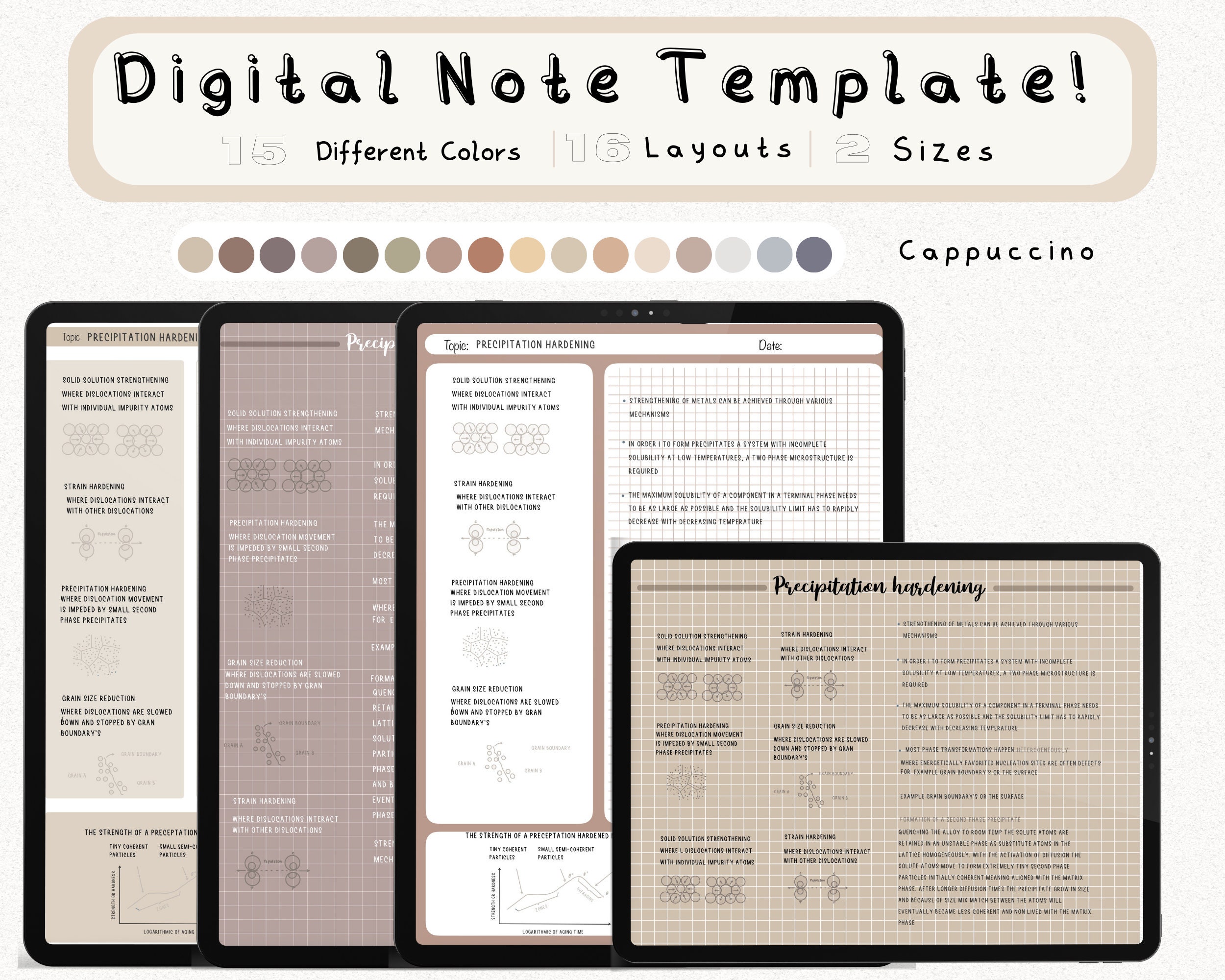 Digital Note Template Cornell Notes Student Note Taking - Etsy