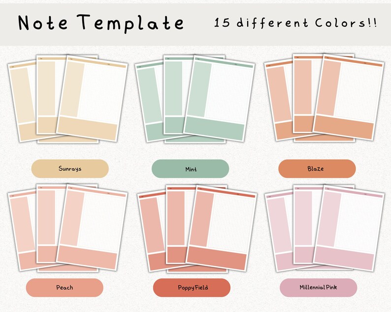 Cornell Notes Template Bundle | Ipad, Goodnotes, Notability (digital ...