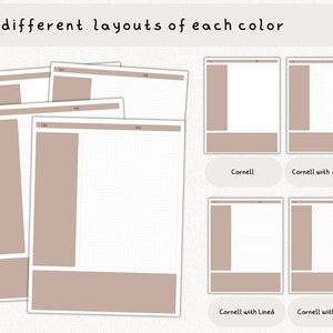 Digital Note Template, Cornell Notes, Student Note Taking, iPad ...