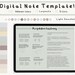 Digital Note Template, Neutral Cornell Notes, Student Note Taking, iPad ...