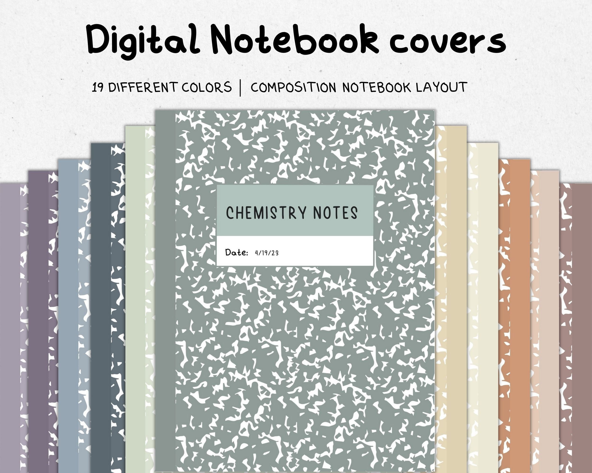 19 Digital Notebook Covers for Goodnotes and Notability, Minimalistic ...