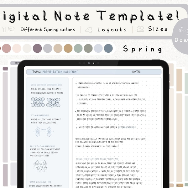 Goodnotes Template - Etsy