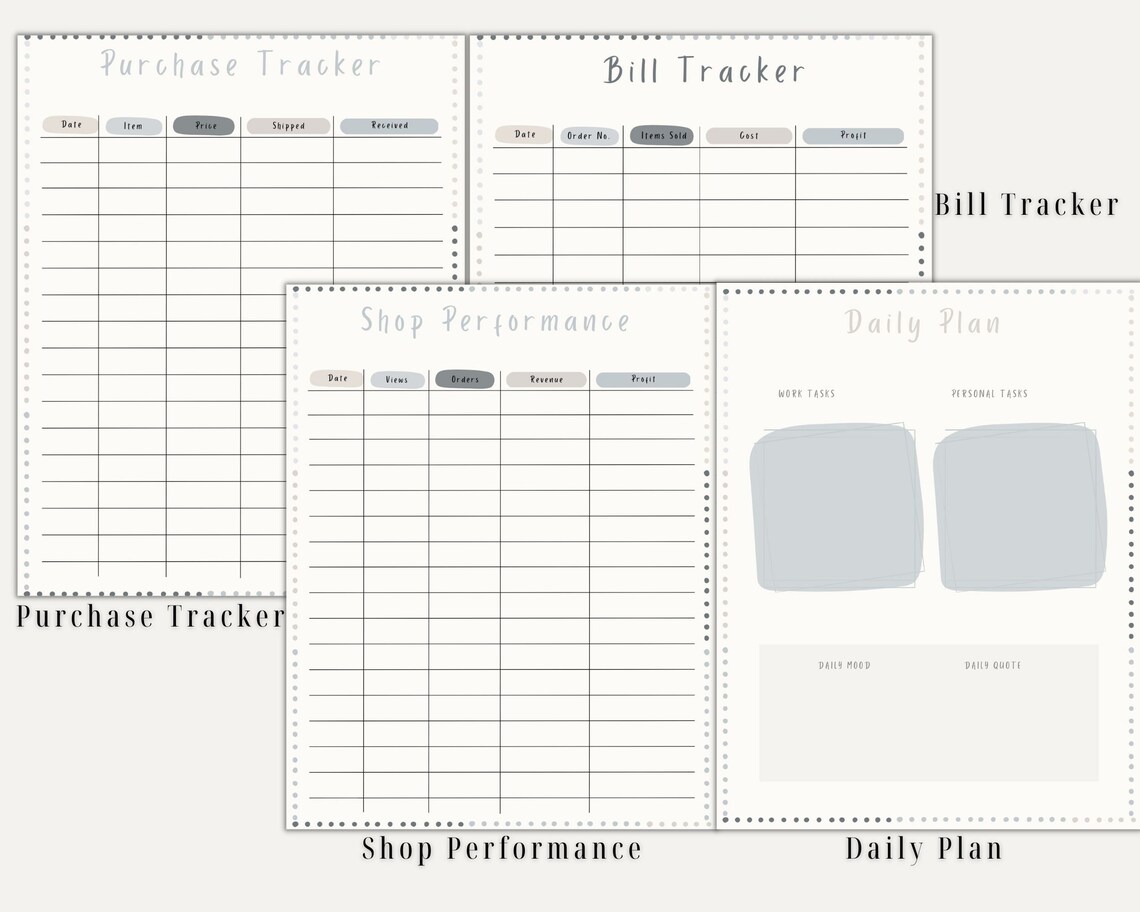 Business Planner Printable Business Planner PDF Business - Etsy