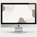 Desktop Wallpaper Organizer With Monthly Calendar, Earth Tones ...
