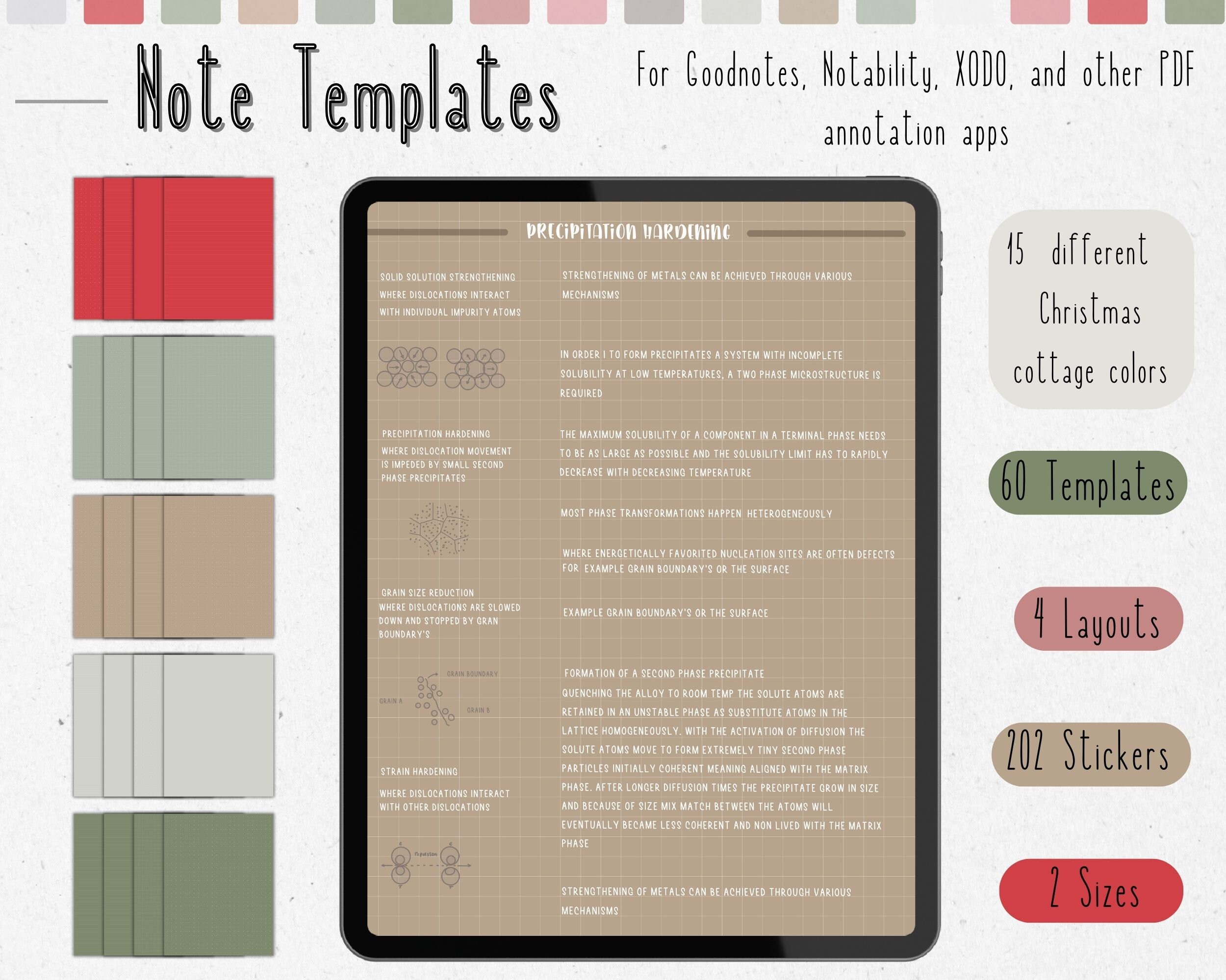 Digital Note Template Cornell Notes Student Note Taking - Etsy