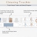 Cleaning Tracker Spreadsheet Template for Google Sheets, Cleaning ...