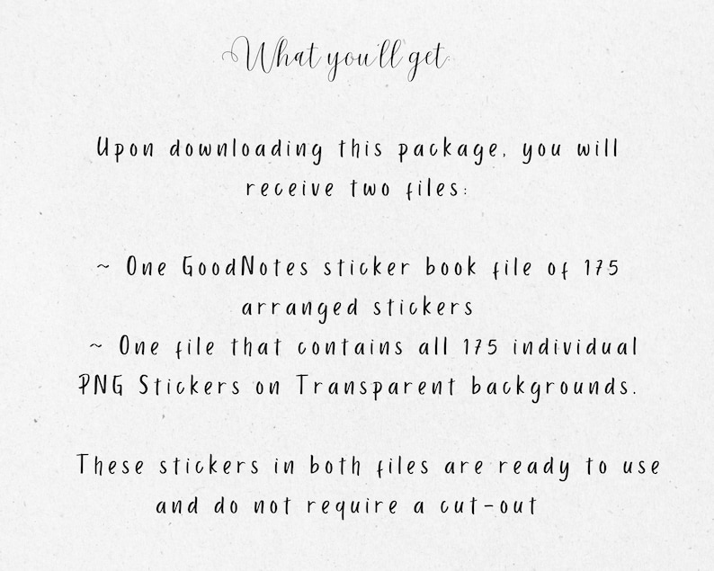 Aesthetic Digital Planner Stickers: 175 Pre-cropped Pngs (goodnotes ...