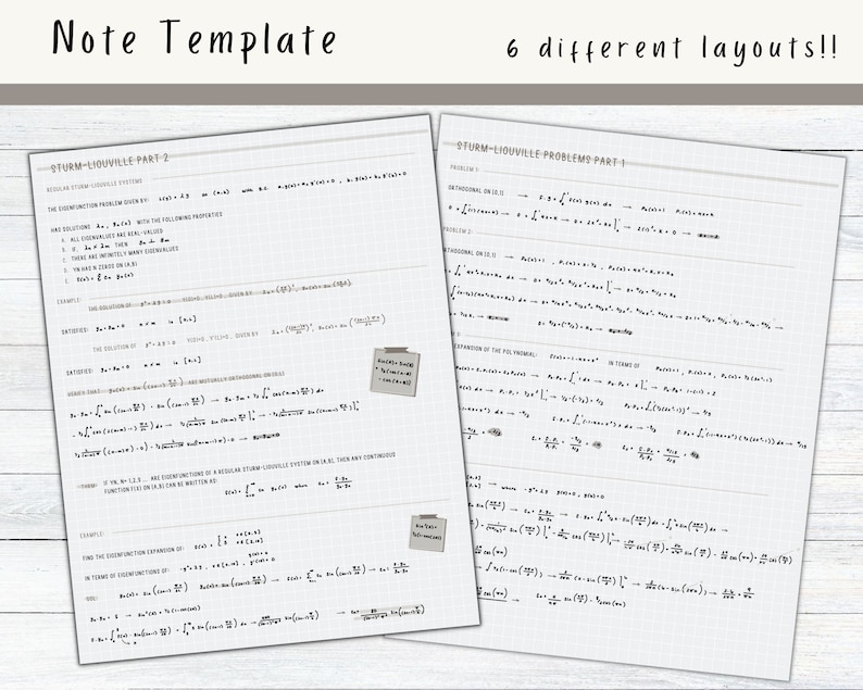 Digital Note Template Bundle, Pastel Cornell Notes, Student Note Taking ...