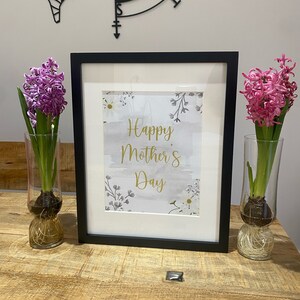 Happy Mother's Day Event Sign Watercolor Floral Daisies Happy Mother's ...