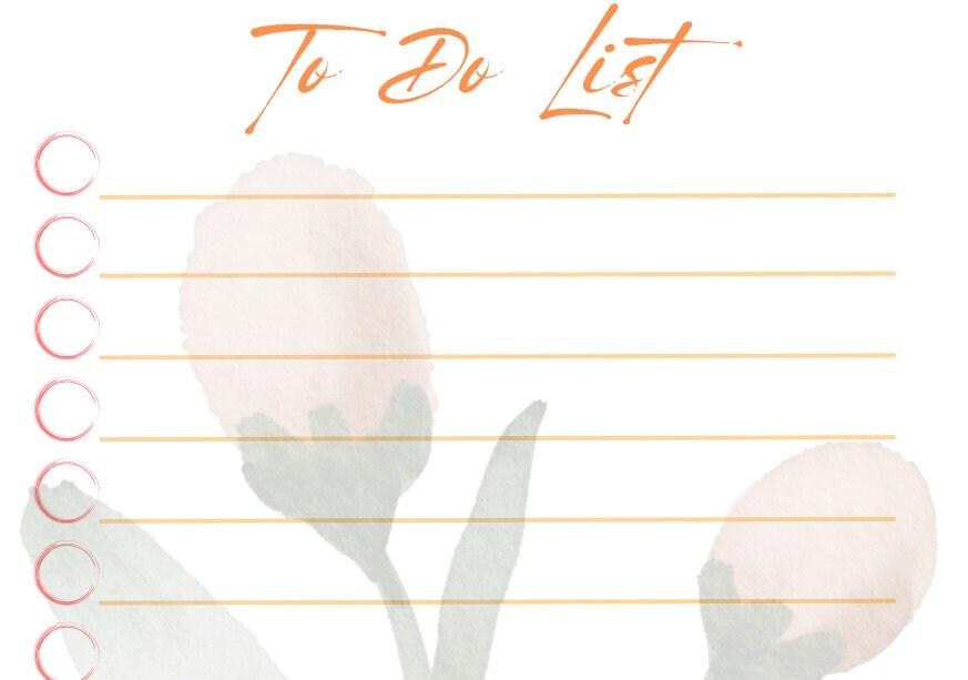 7 Day to Do List and Planner - Etsy