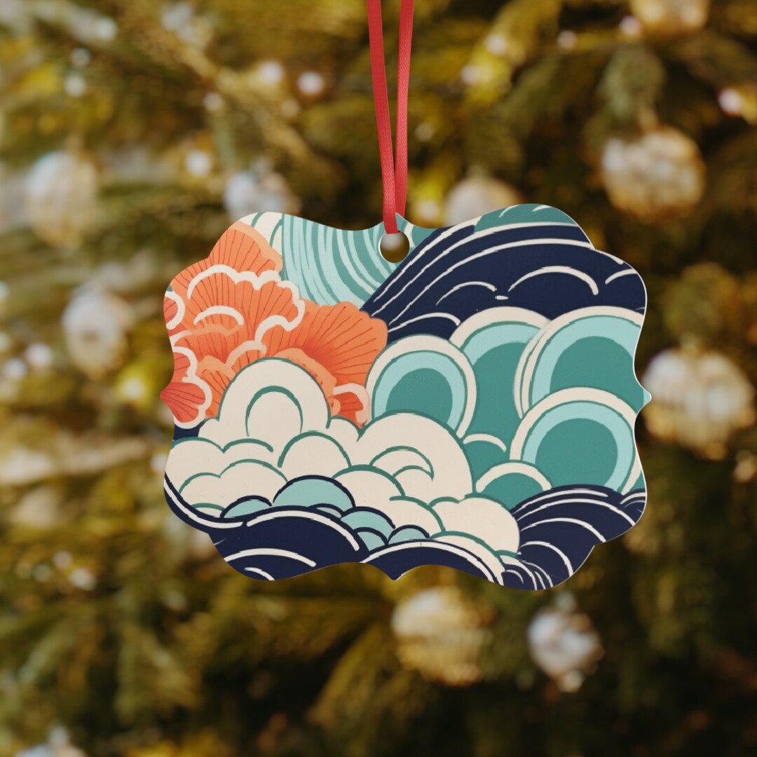 Floral Japanese Art Ornaments 1pcs Perfect Gift for Mum Dad Grandma ...