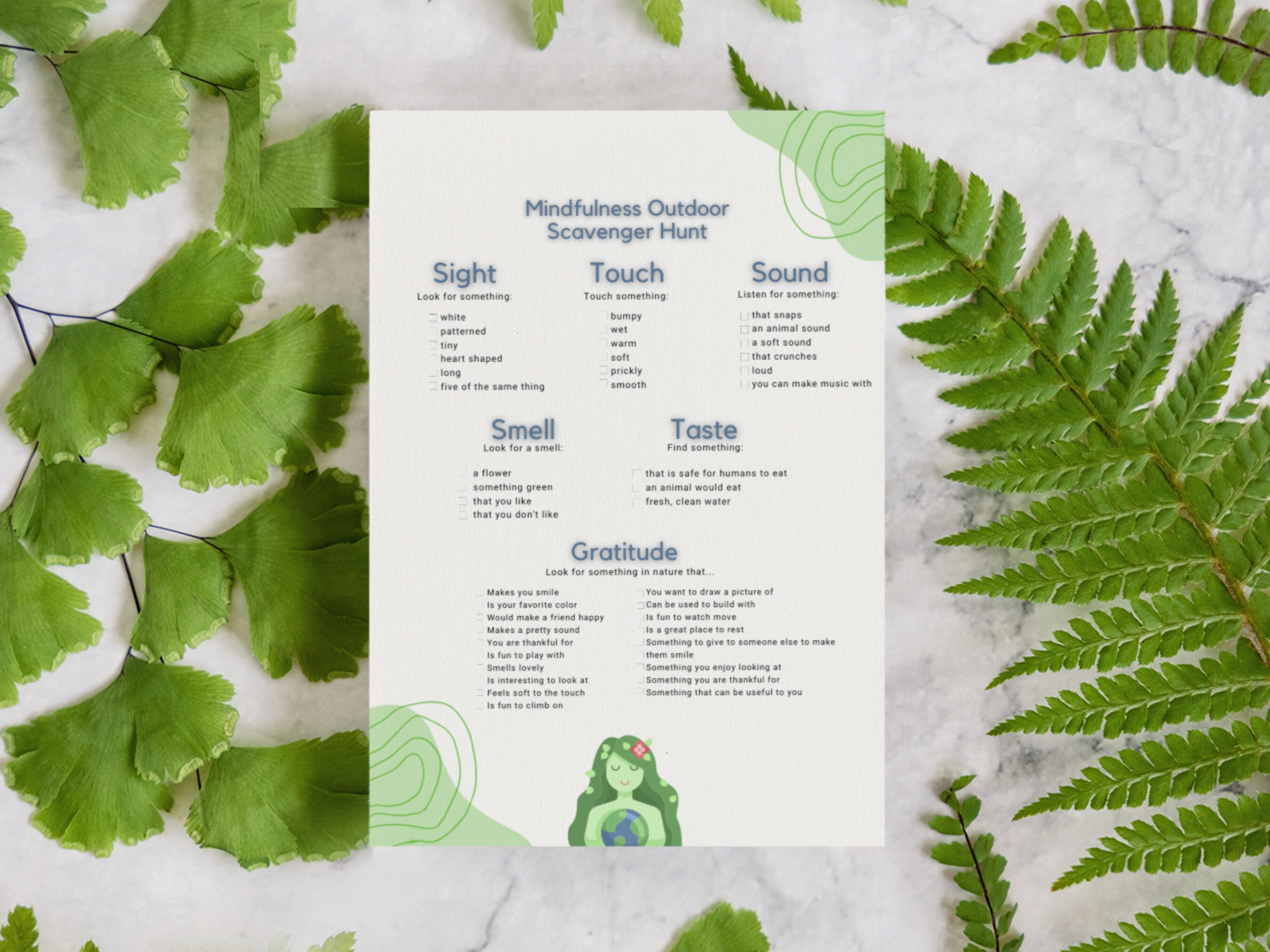 Mindfulness Scavenger Hunt - Exploration & Reflection Activity for Kids ...