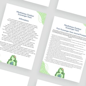 Mindfulness Scavenger Hunt - Exploration & Reflection Activity for Kids ...