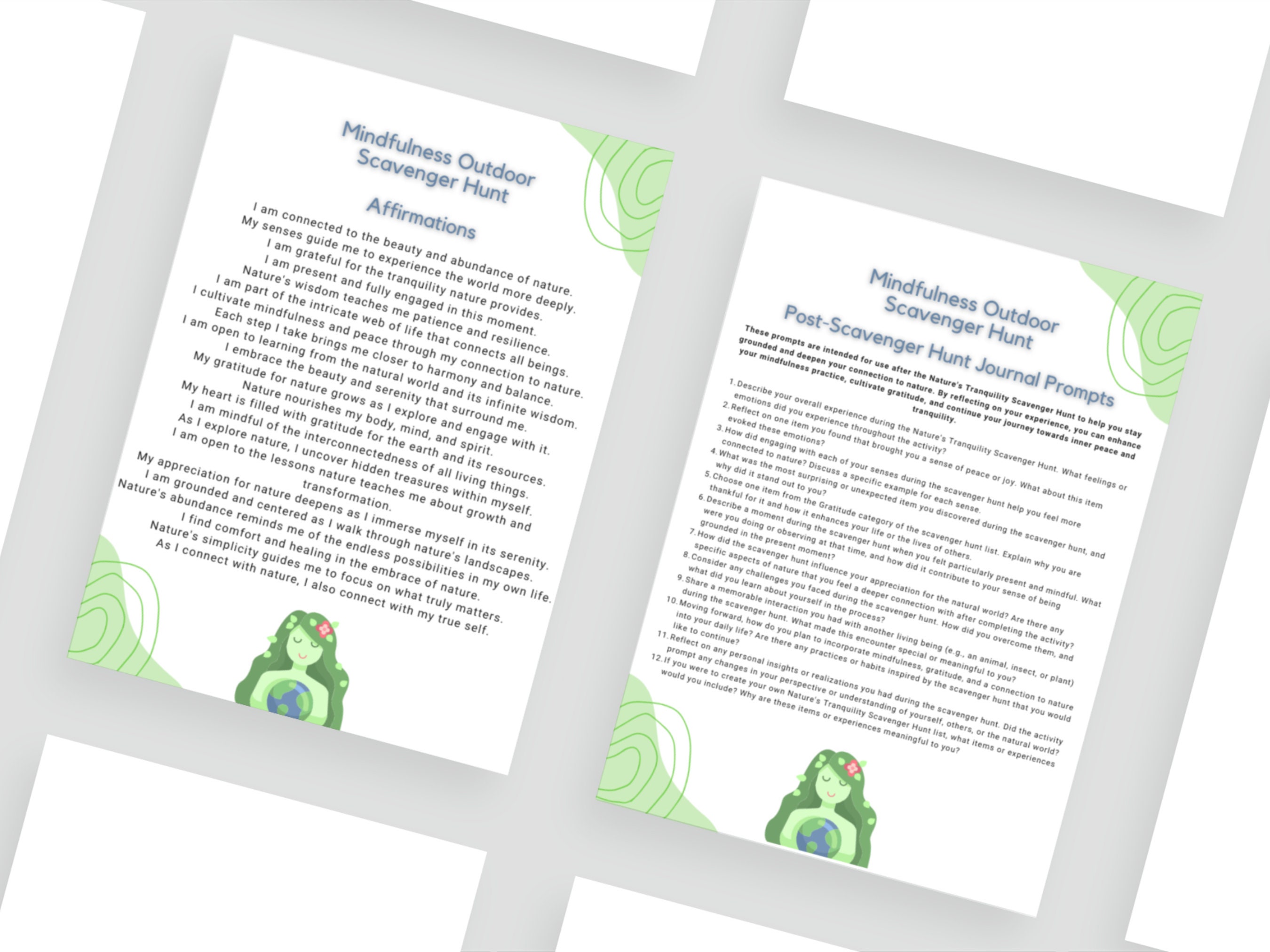 Mindfulness Scavenger Hunt - Exploration & Reflection Activity for Kids ...