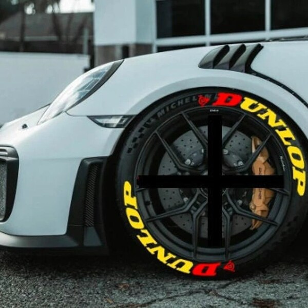 Dunlop Tire Stickers - Etsy