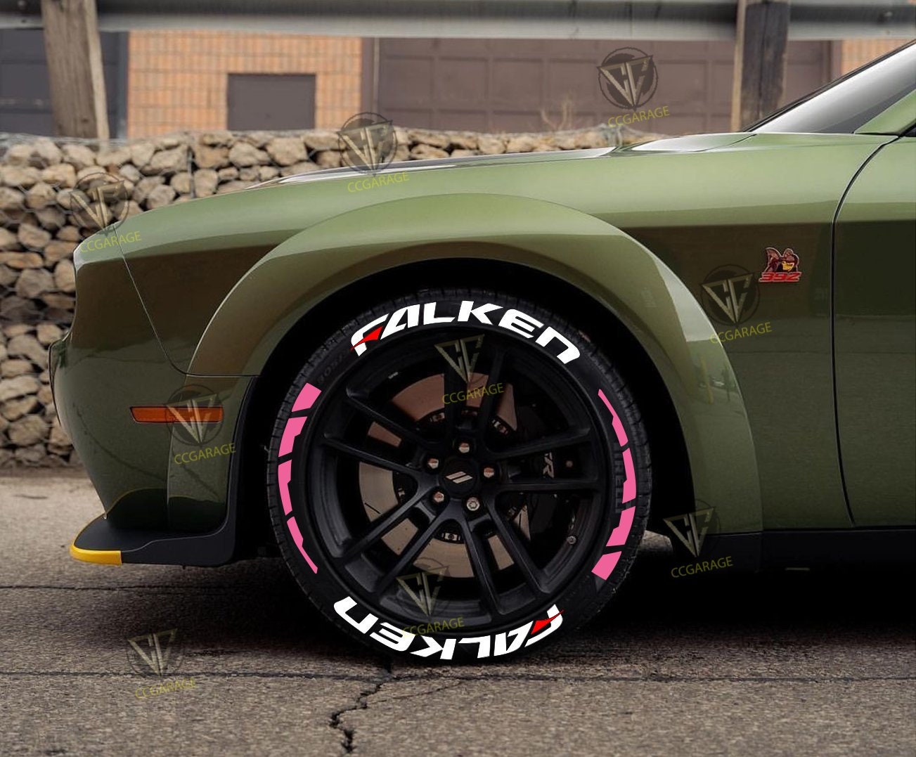 Permanent Falken Tire Lettering Rubber Stickers 1.25 for - Etsy