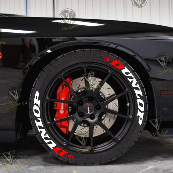 Dunlop Tire Stickers - Etsy